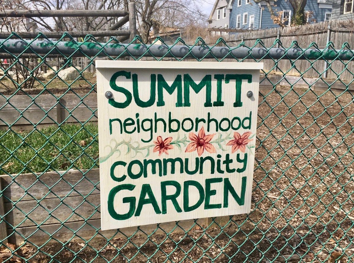 New Garden Sign – Summit Neighborhood Community Garden